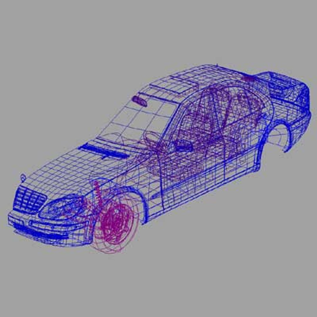 Iges Mercedes S 3d Model