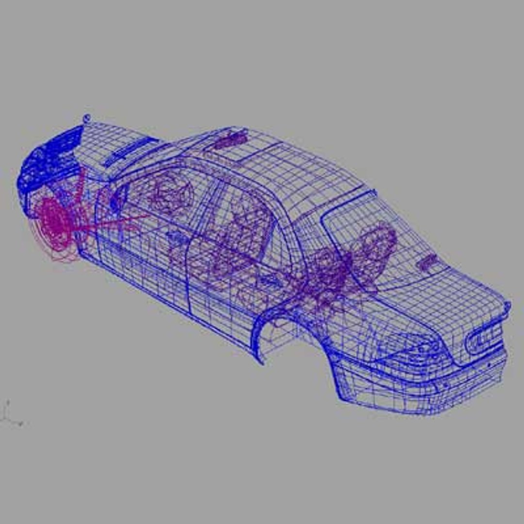 Iges Mercedes S 3d Model