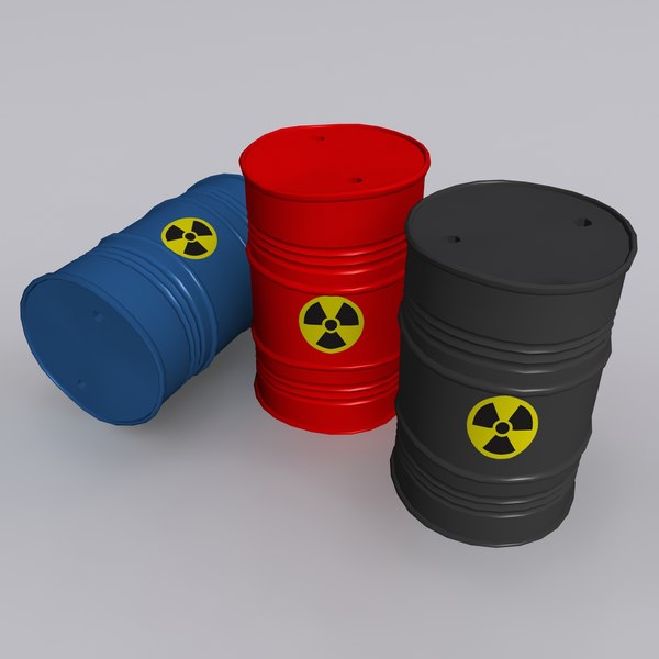 3D Toxic Barrel model - TurboSquid 1851628
