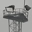 3d Model Spotlight Tower
