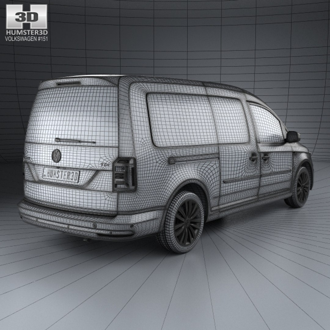 Volkswagen Caddy Maxi 3D - TurboSquid 1192048
