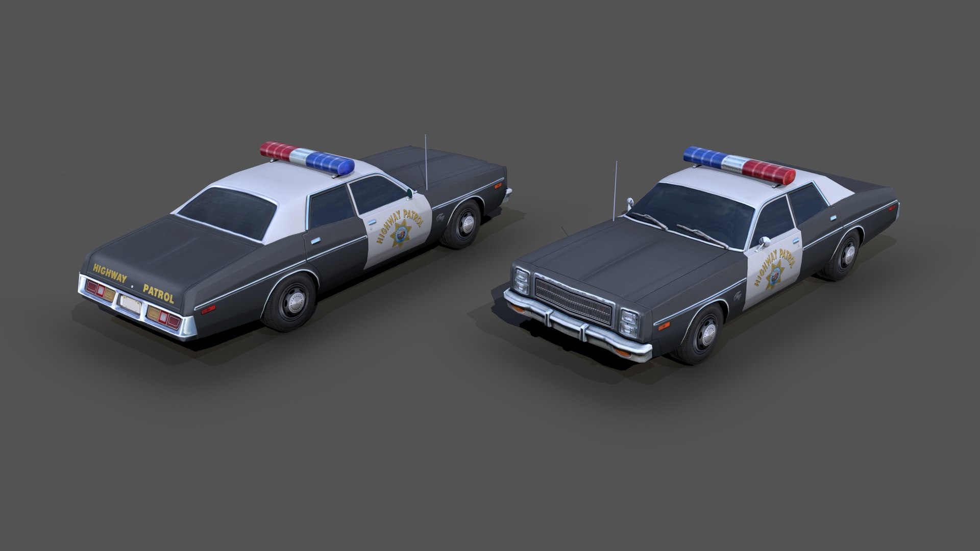 3D model plymouth fury 1978 police - TurboSquid 1706764