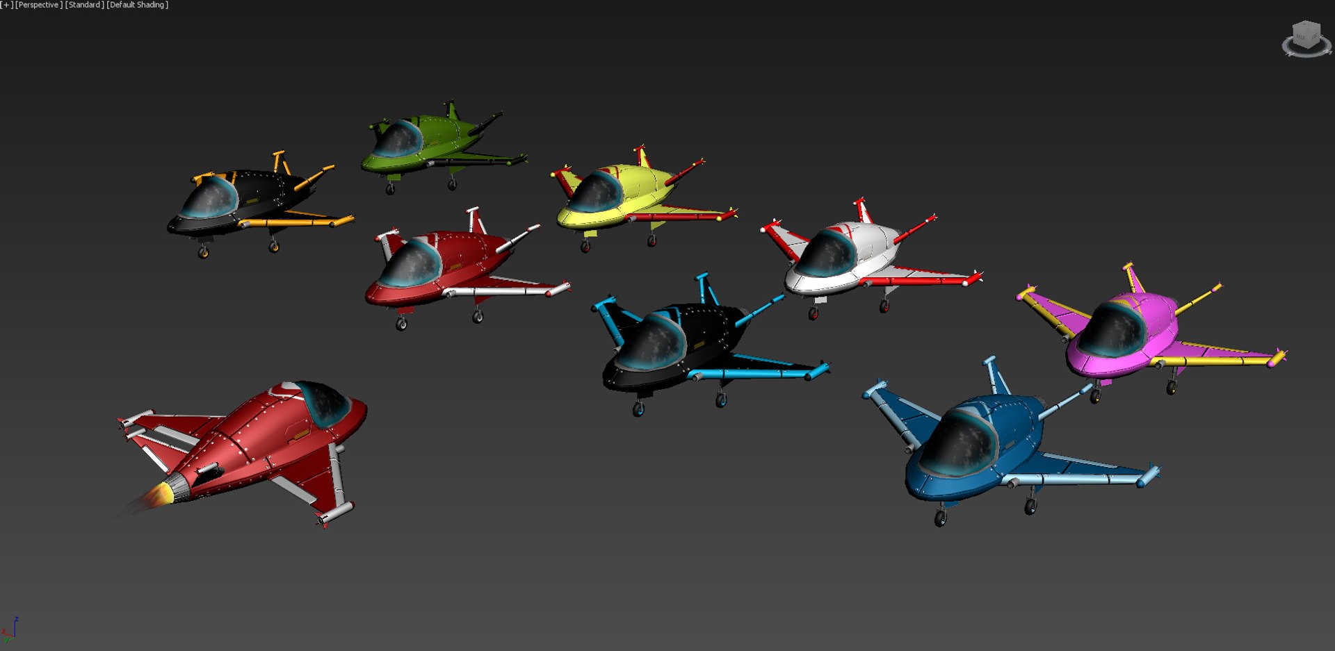 Cartoon Ships Pbr 3D Model - TurboSquid 1440527