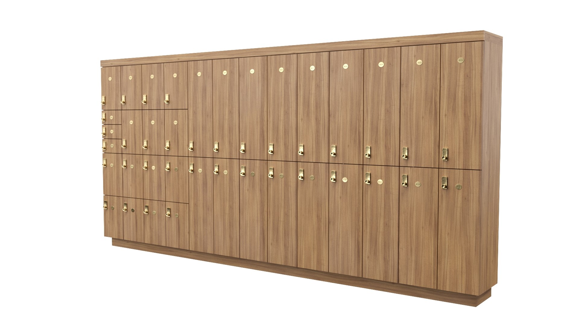 3D model locker cabinet - TurboSquid 1477979