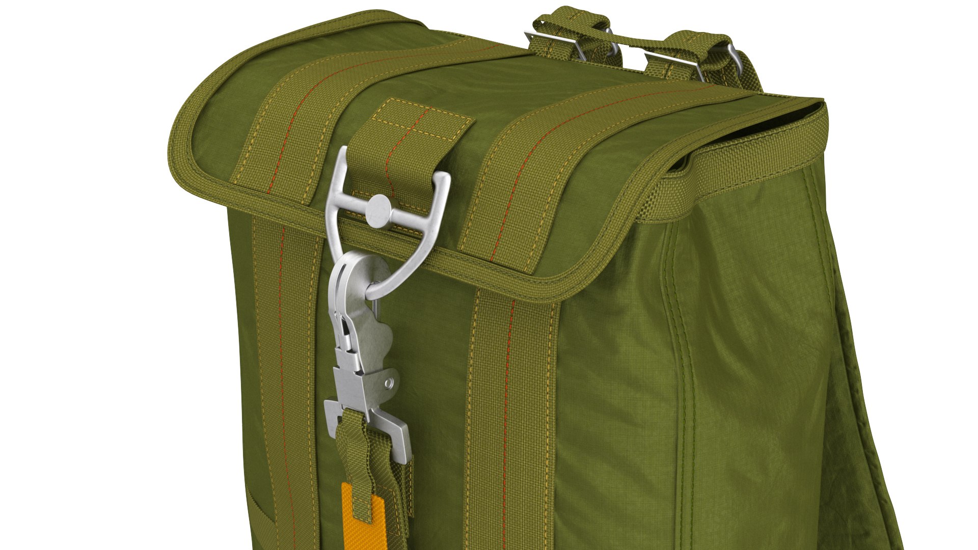 Lightweight Travel Parachute Backpack Green 3D model - TurboSquid 2084426