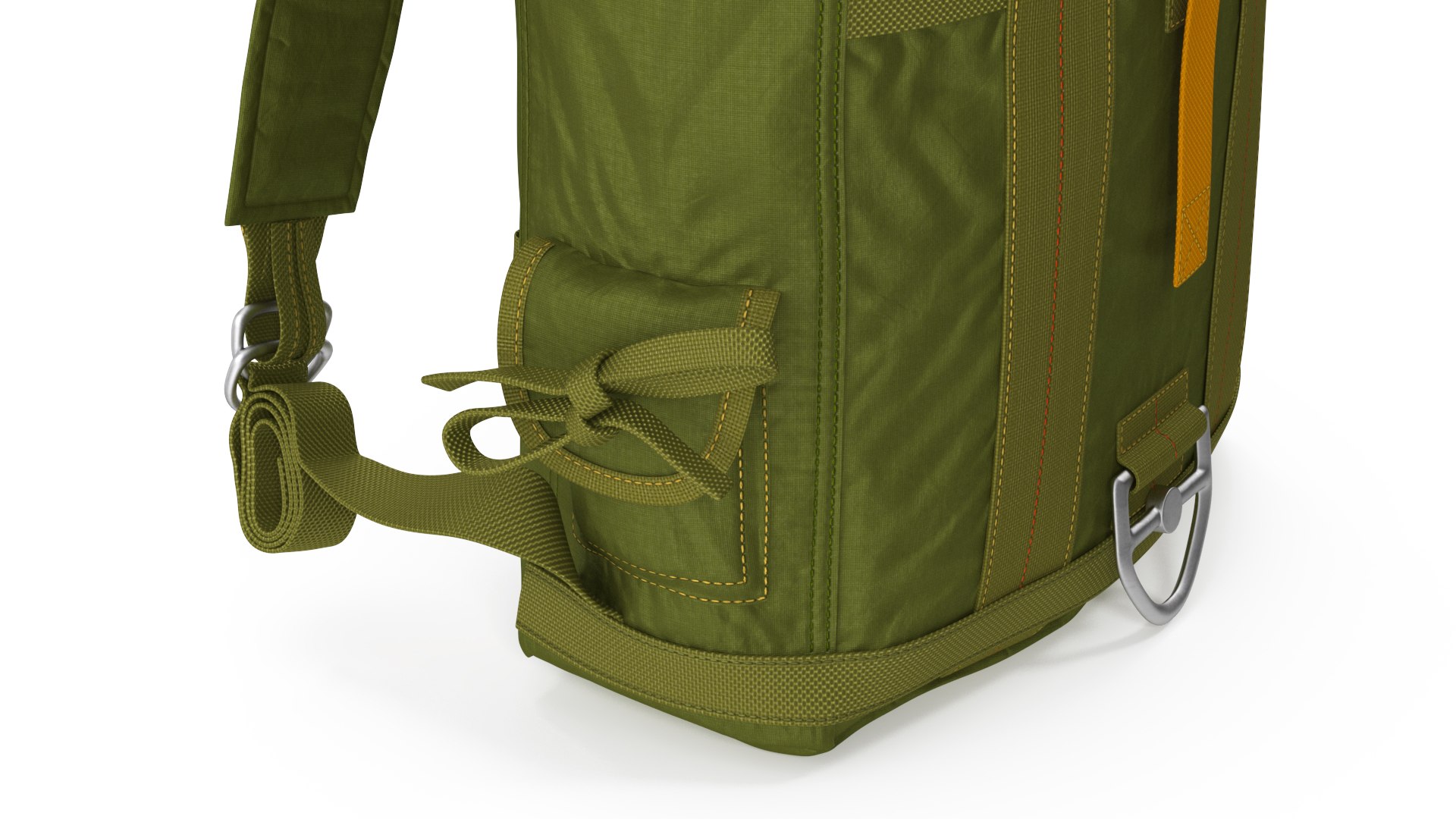 Lightweight Travel Parachute Backpack Green 3D model - TurboSquid 2084426