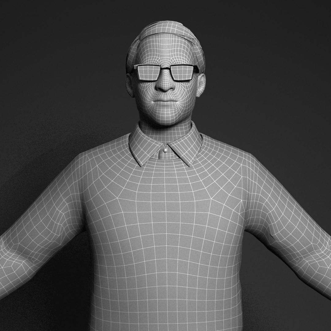 3D model Smart Casual Middle Age Man Rigged - TurboSquid 1909451