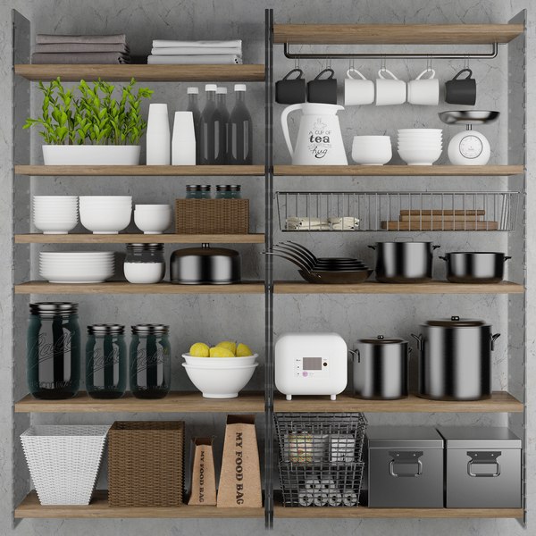 3D kitchen set model - TurboSquid 1170235