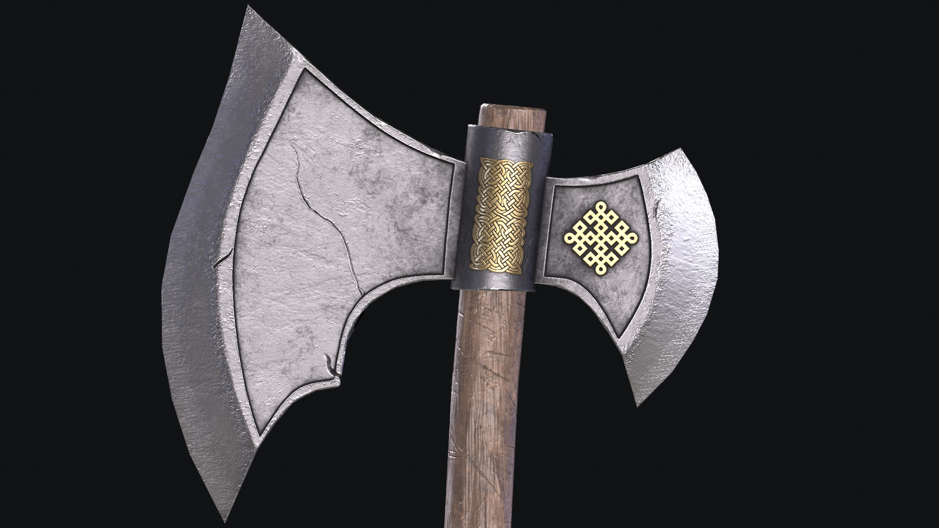3D Model Axe Medieval Game Ready - TurboSquid 2012012