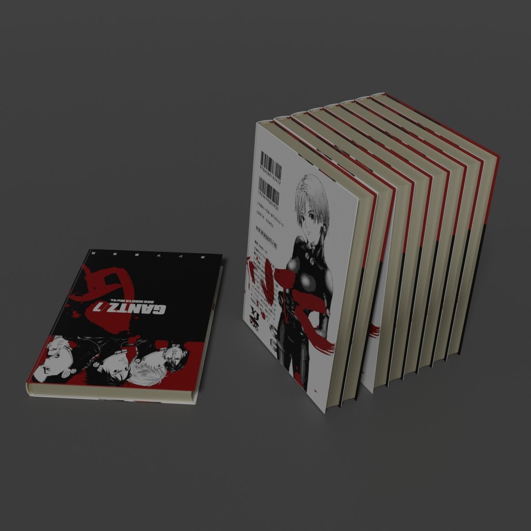 3D Book Gantz Model - TurboSquid 1594664