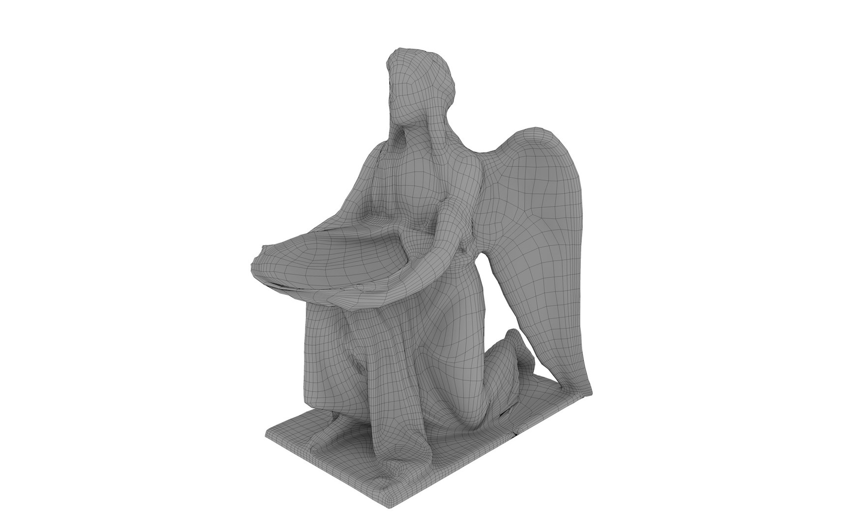 3D angel women statue model - TurboSquid 1552101