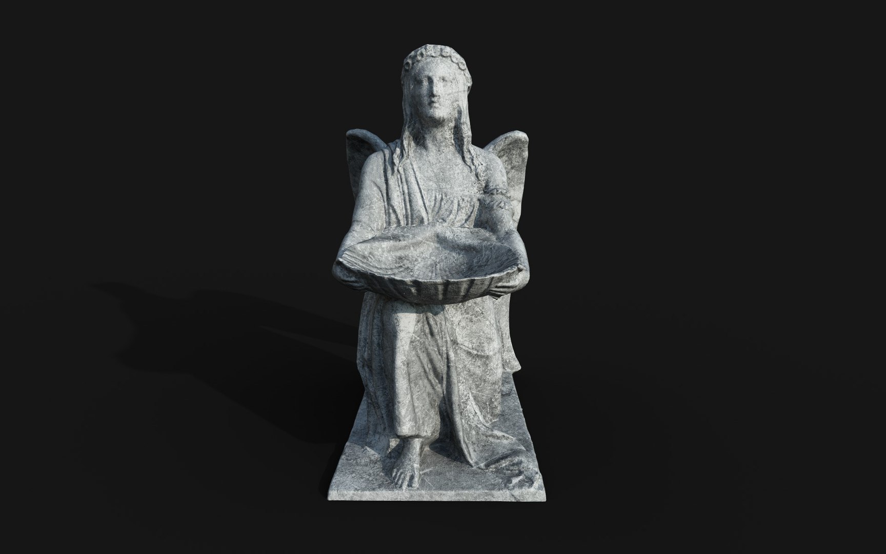 3D angel women statue model - TurboSquid 1552101