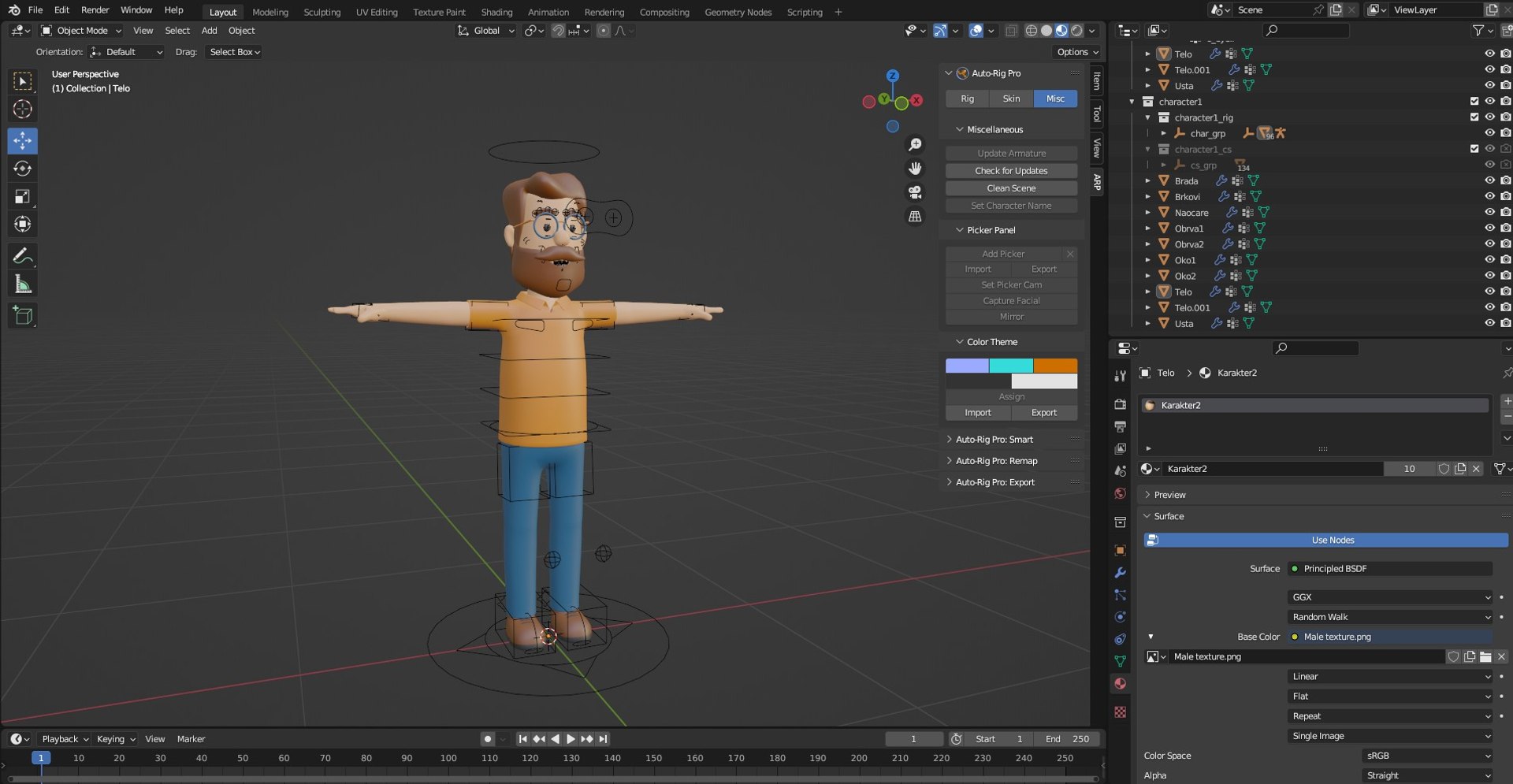 3D Male minimal character model - TurboSquid 2120266