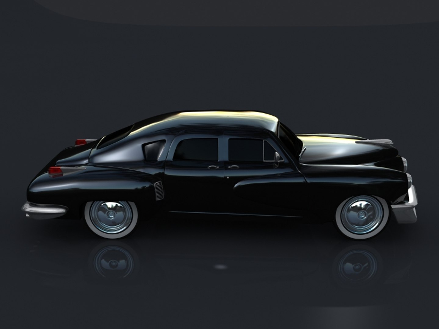 Car Tucker 1946 3d Model