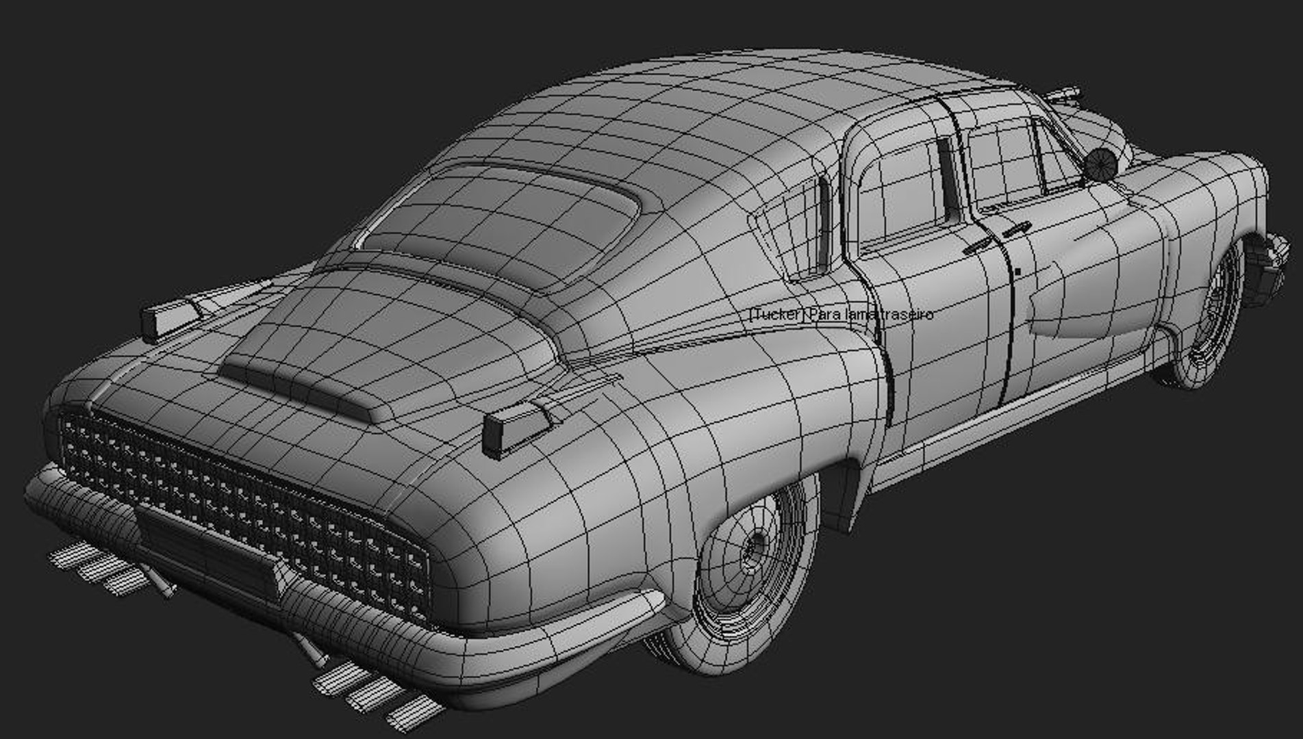 Car Tucker 1946 3d Model