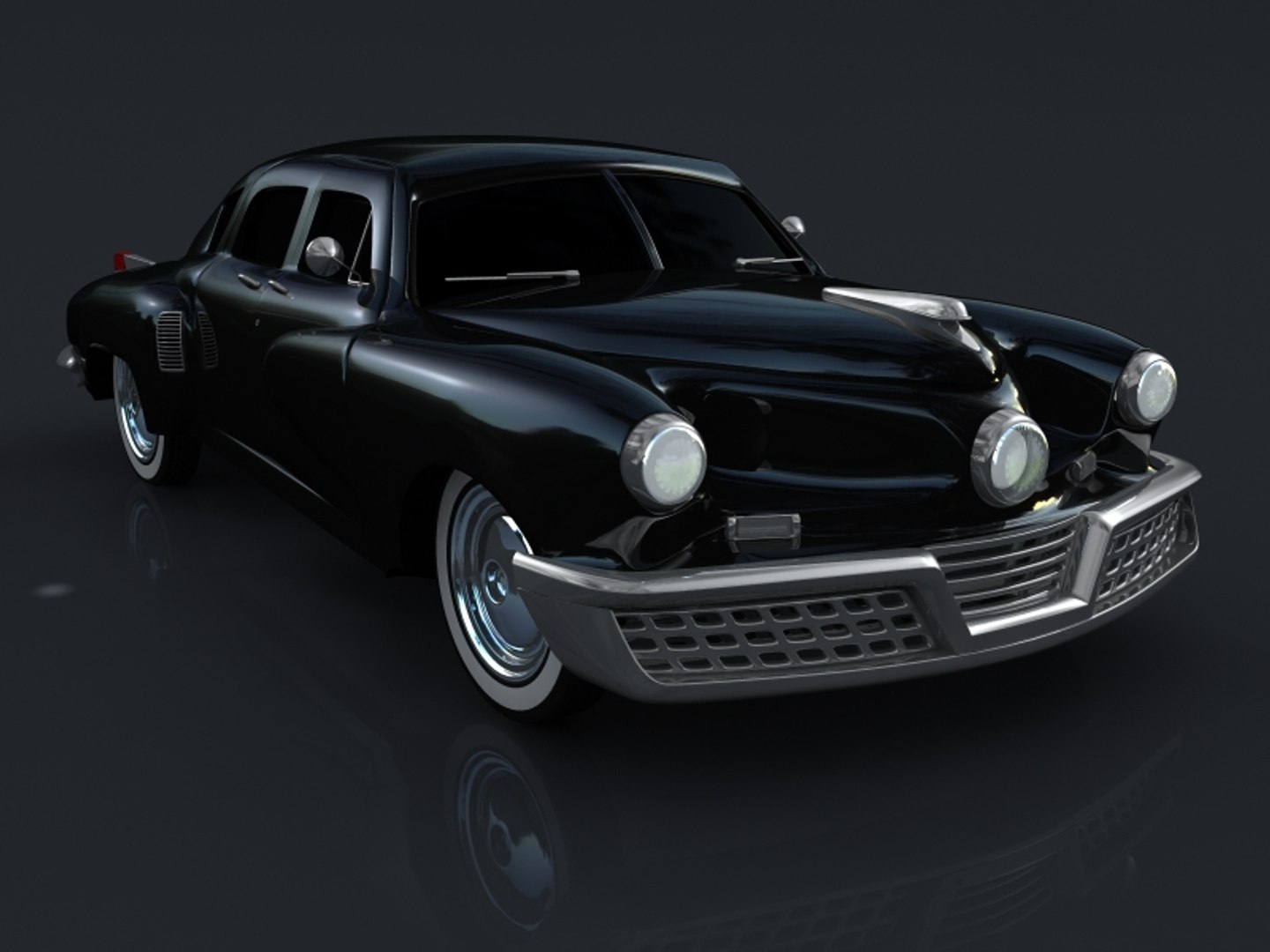 Car Tucker 1946 3d Model