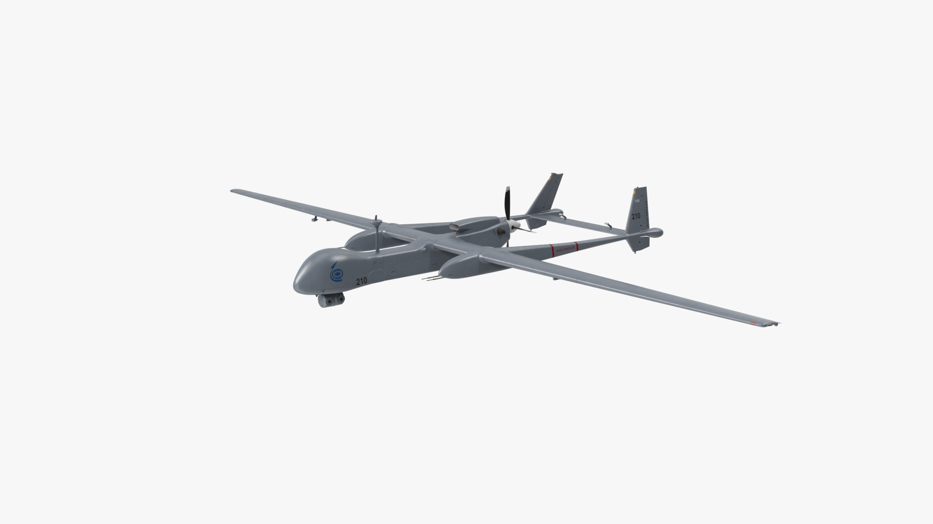 Unmanned Aerial Vehicle Drone IAI Eitan Rigged 3D Model - TurboSquid ...