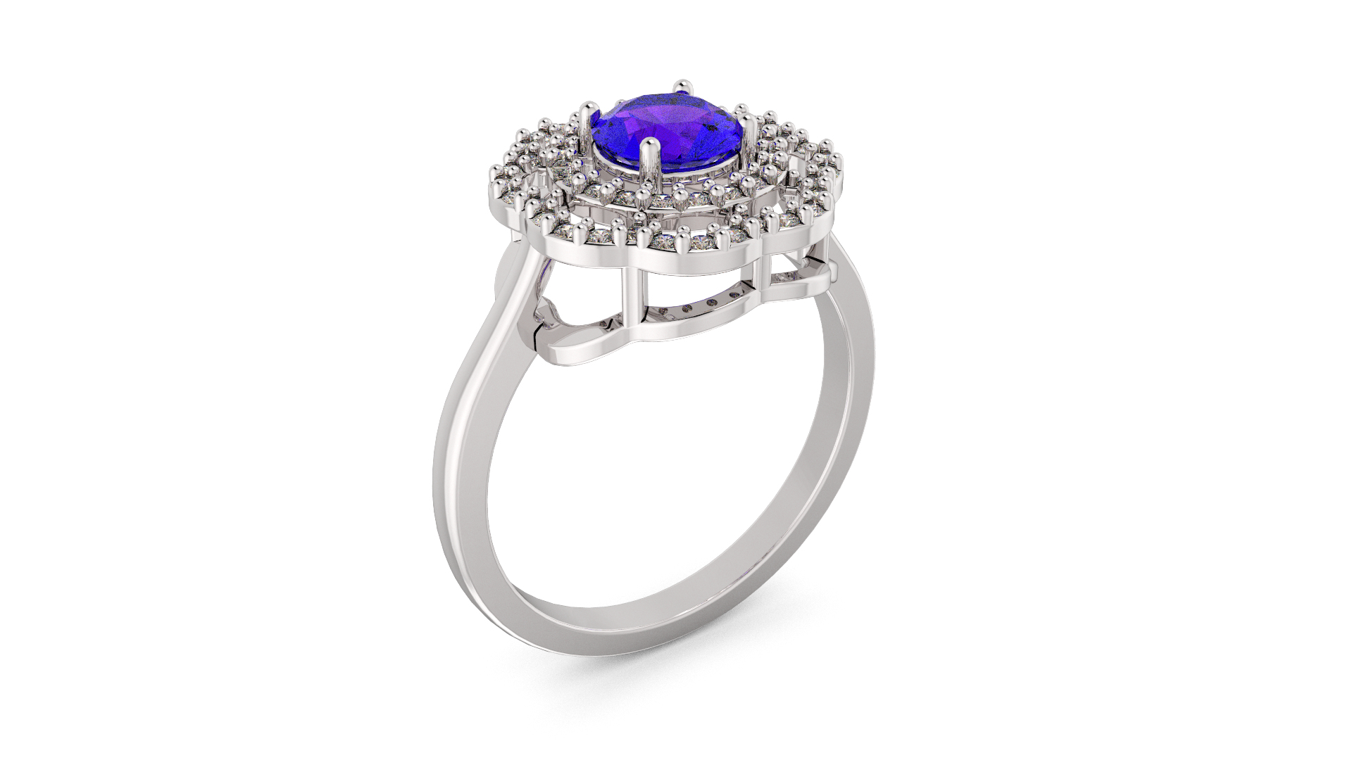 One Set Hallow Flower Diamond Collection 3D Model - TurboSquid 2162190