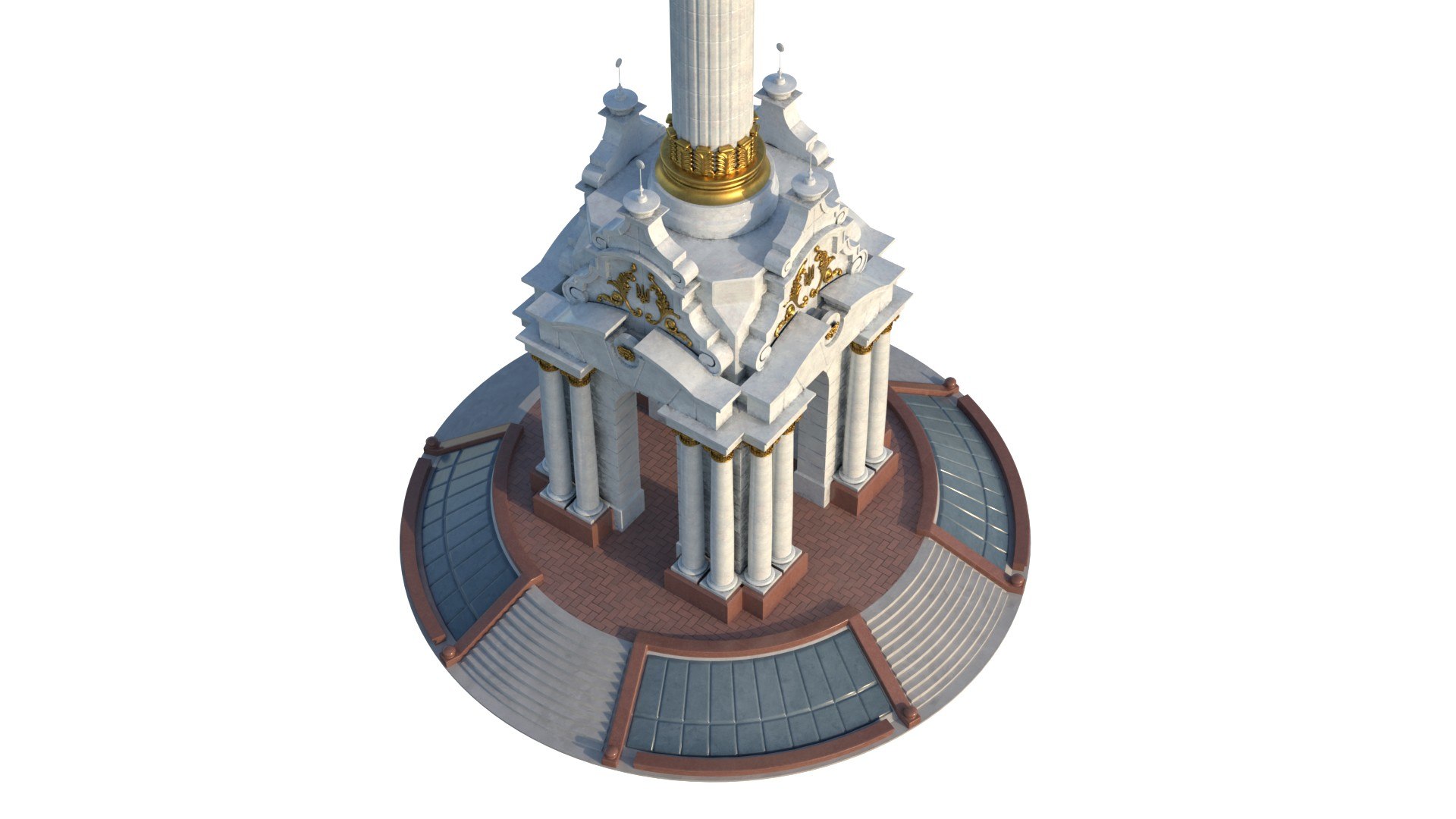 Independence Monument Model - TurboSquid 1941538