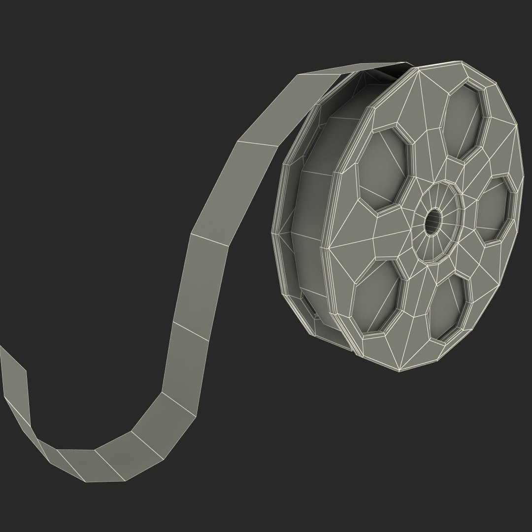 Video Film Reel 3d Model