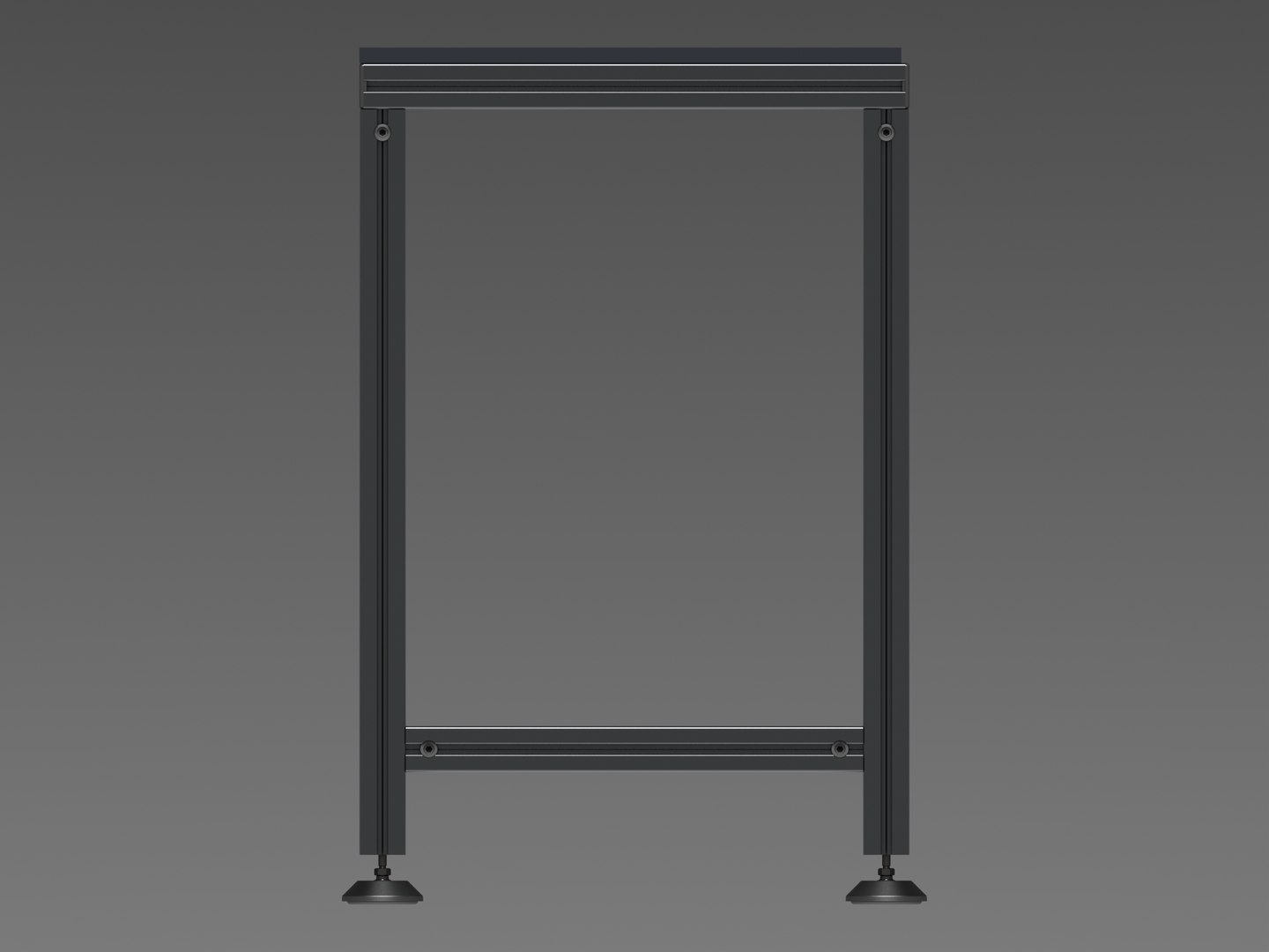 3D Aluminum Fixed Table Model - TurboSquid 2177108