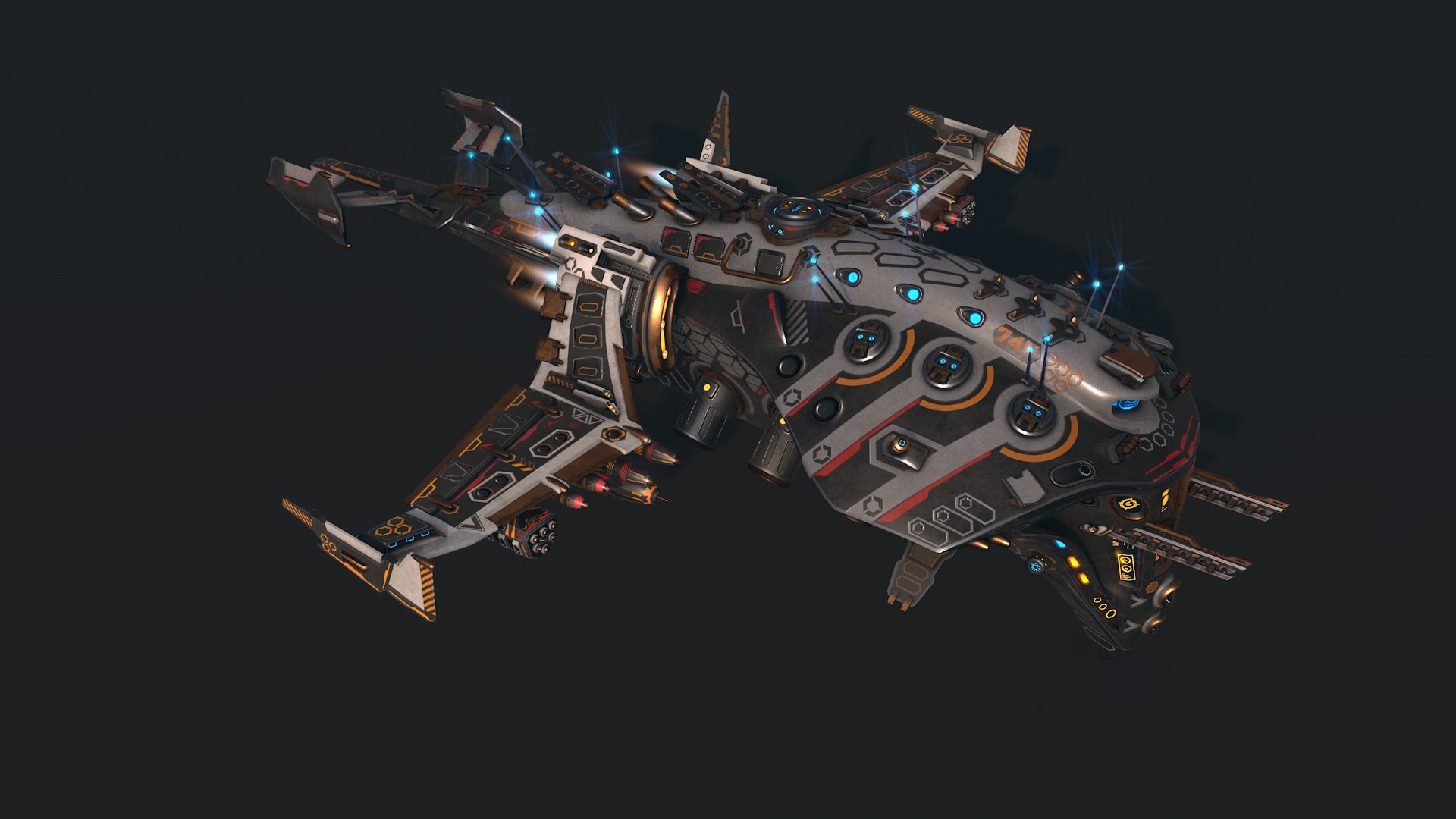 3D Spacecraft 05 Modular Pack Model - TurboSquid 1810395