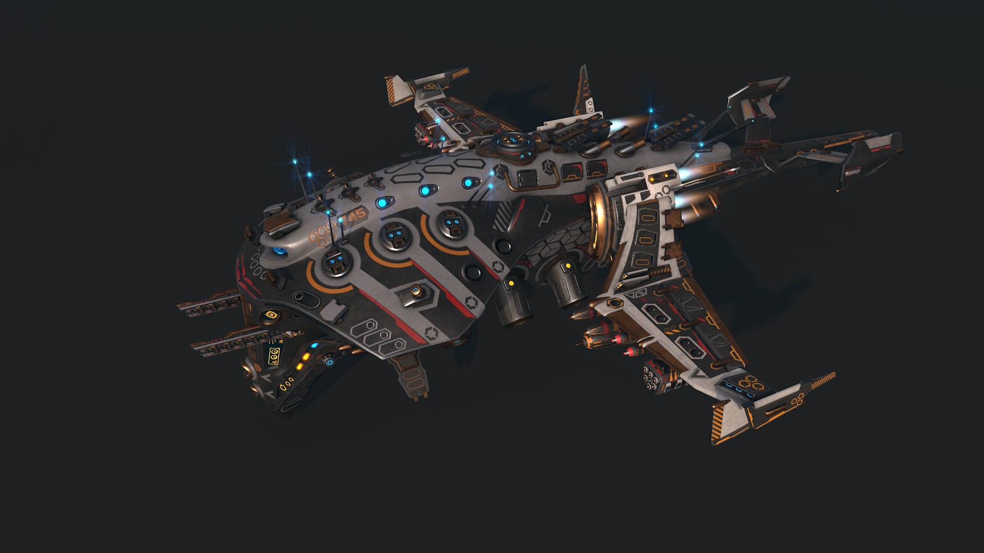 3D Spacecraft 05 Modular Pack Model - TurboSquid 1810395