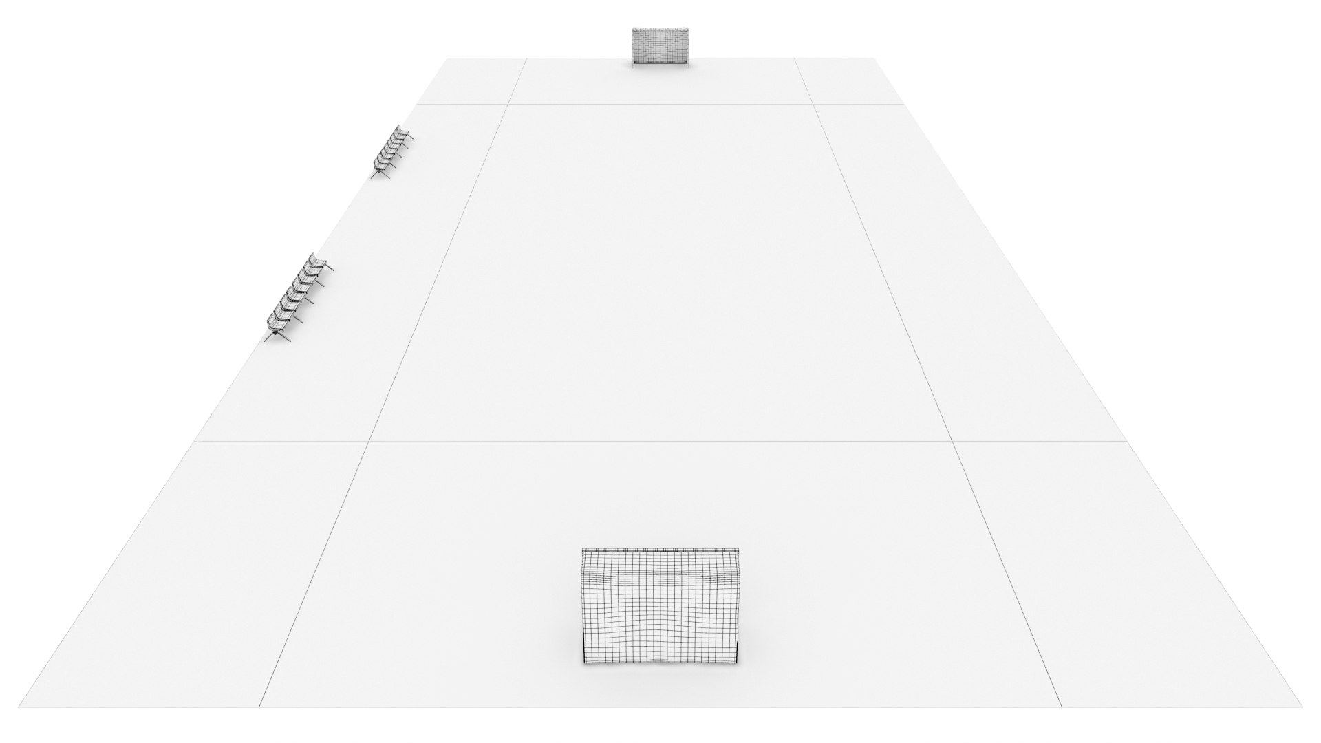 Handball Court 01 Model - TurboSquid 2230147