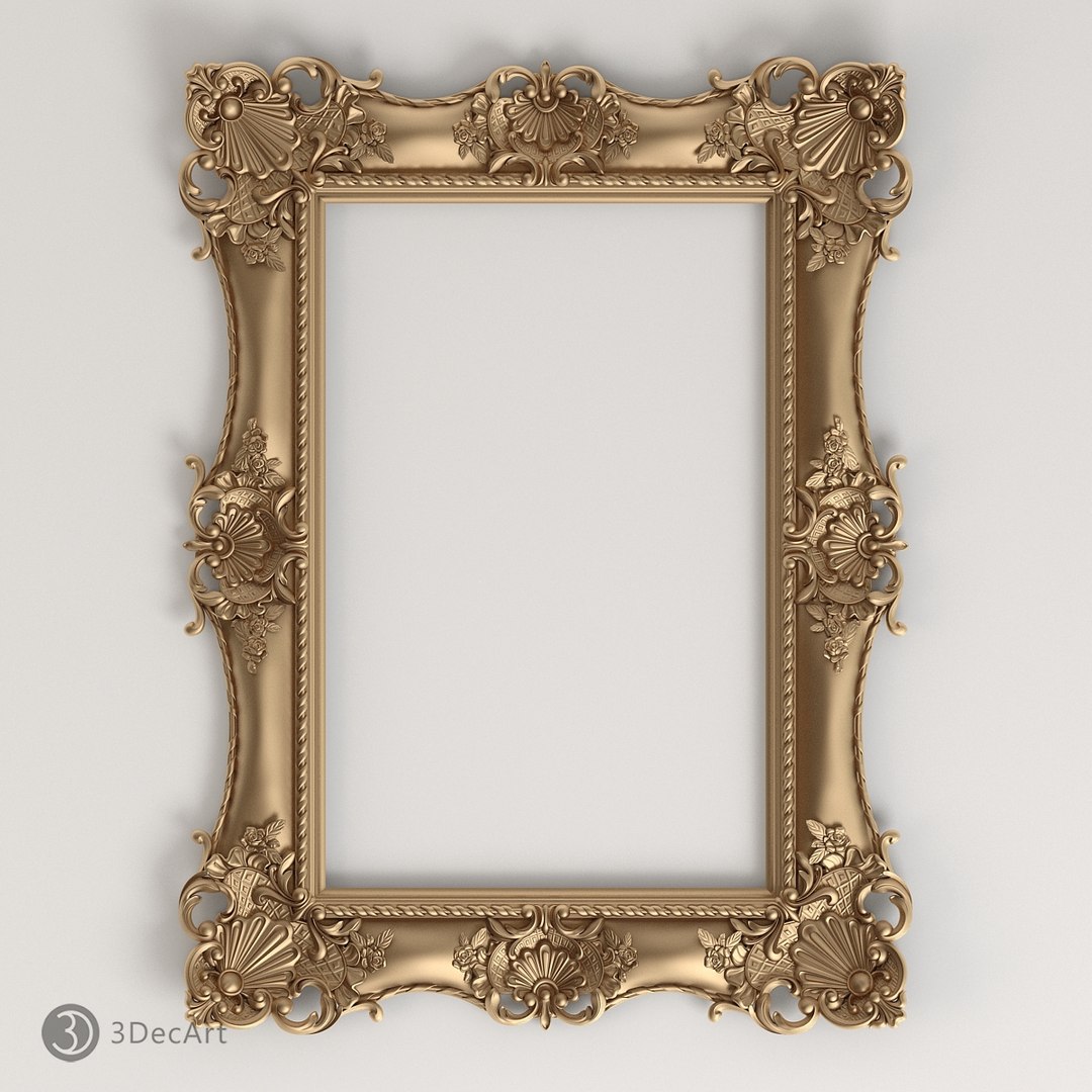 decorative frames 3d max