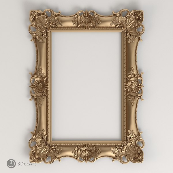 decorative frames 3d max
