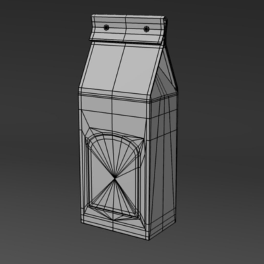 3d model pasta box