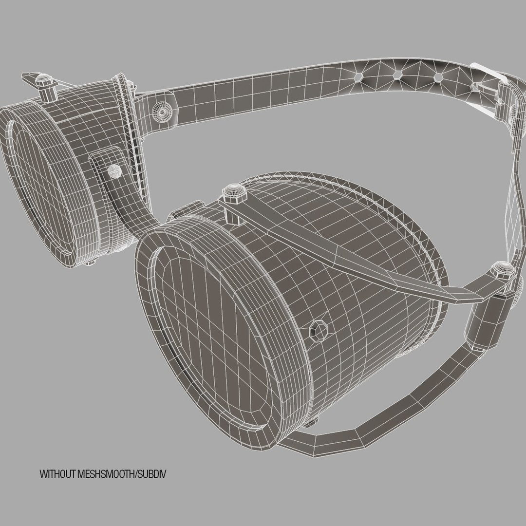Steampunk Goggles 3d 3ds