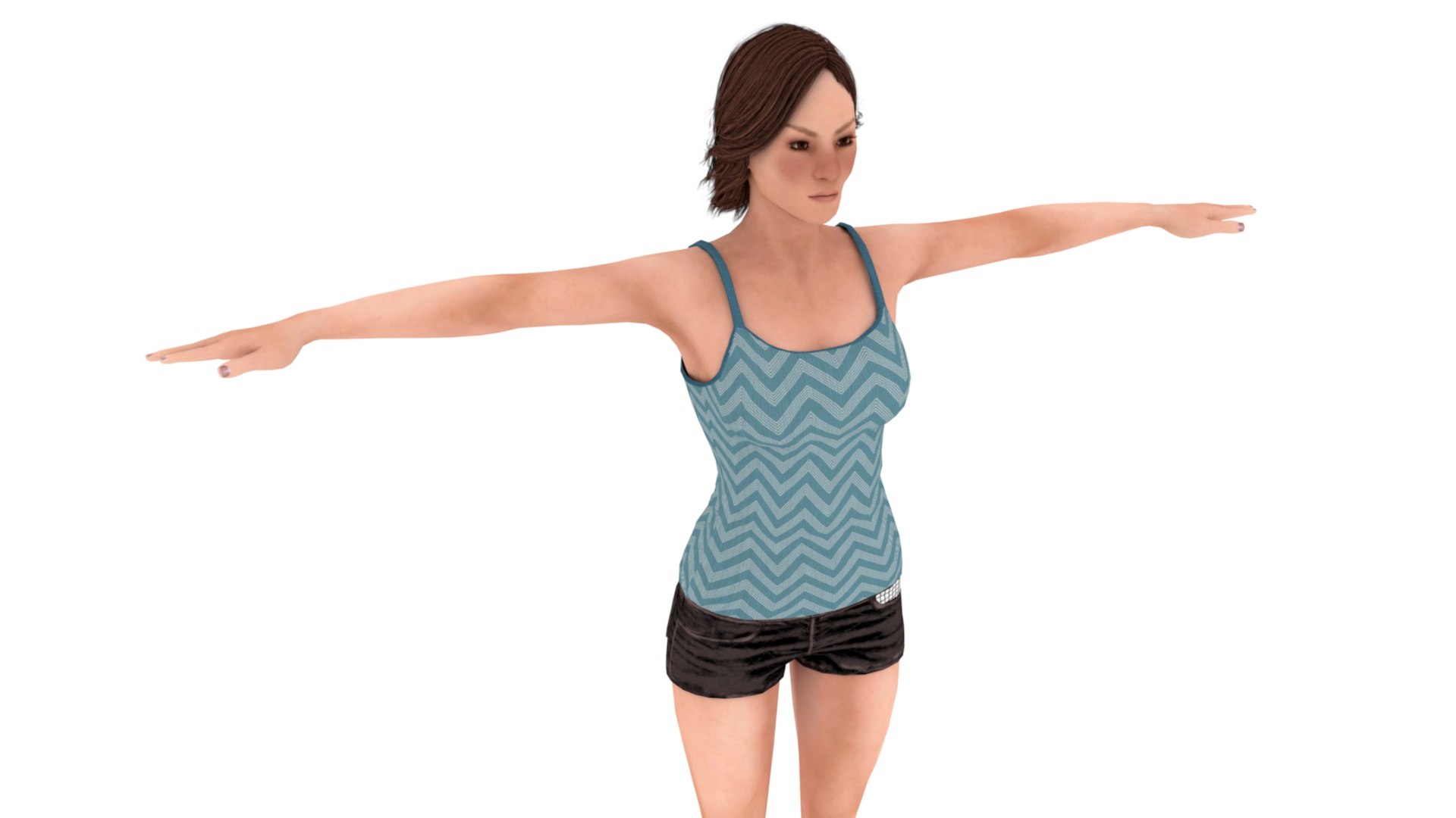3D model lady bundle of 3 in 1 - TurboSquid 1926556