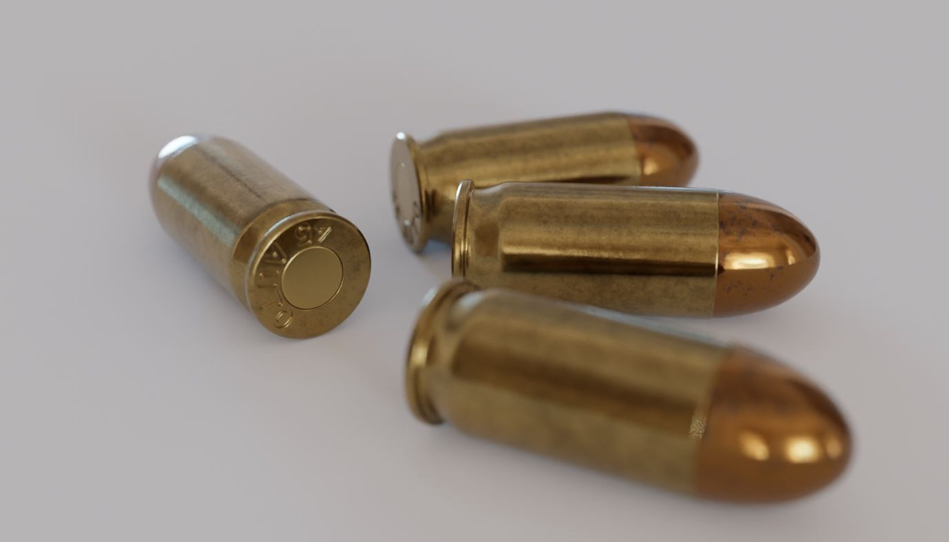 BULLET 45ACP 3D Model - TurboSquid 2091237