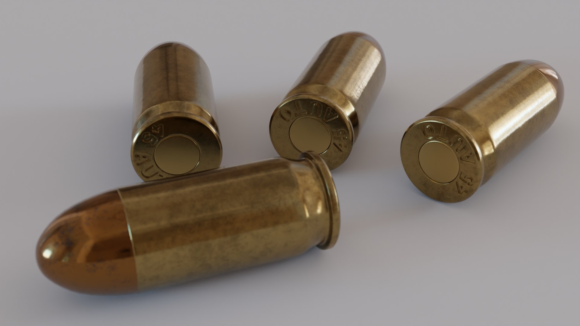 BULLET 45ACP 3D Model - TurboSquid 2091237
