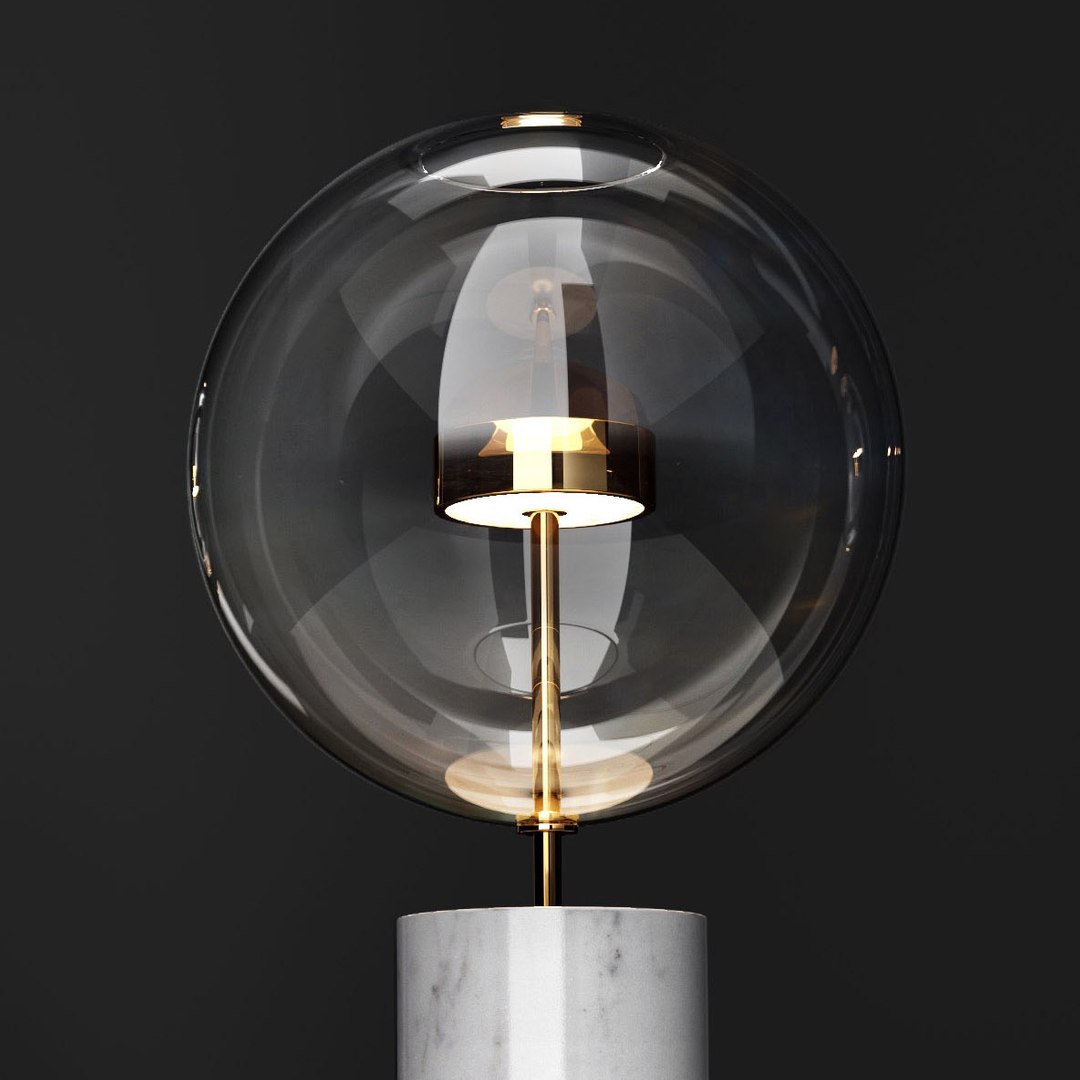 Table lamp soffio bolle 3D model - TurboSquid 1505955