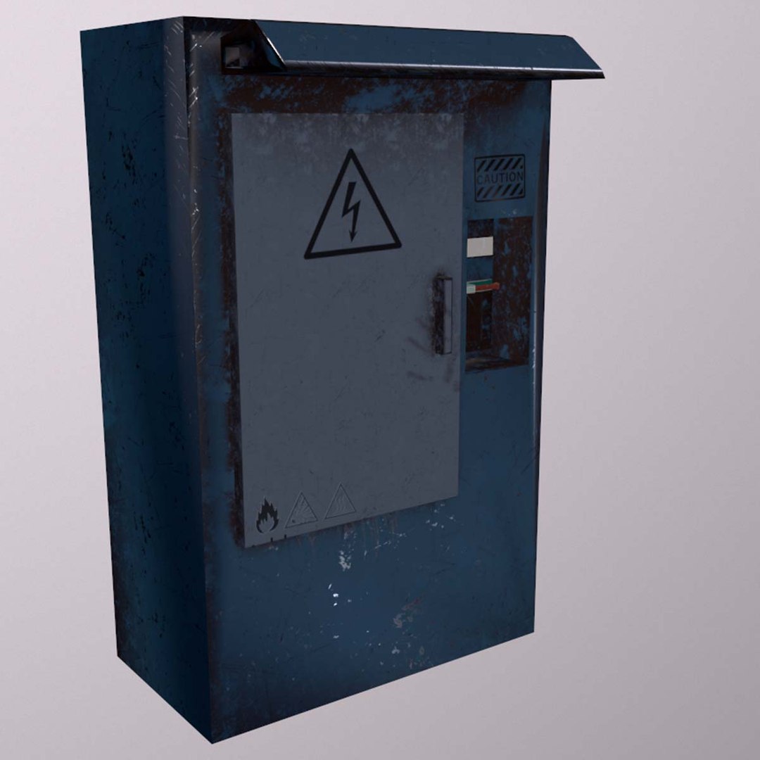 3D Electrical Cabinet Sci-fi Prop - TurboSquid 1932696