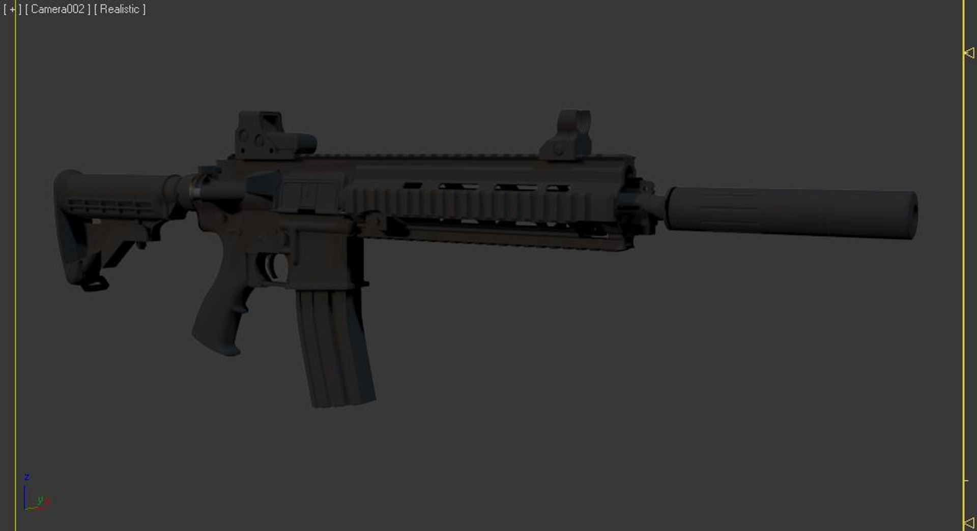 3d Hk416 Rifle