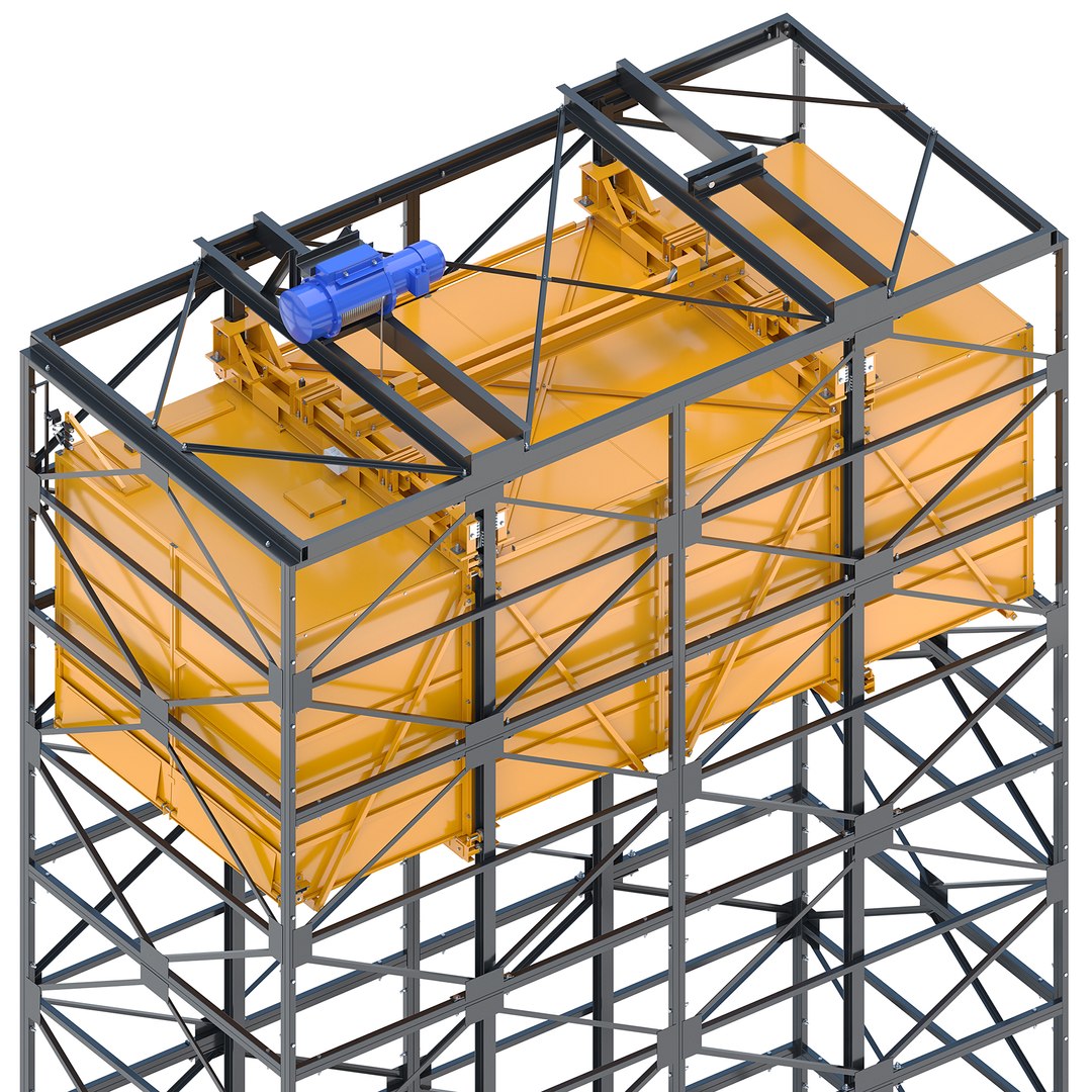 3D model - industrial lift - TurboSquid 1566136