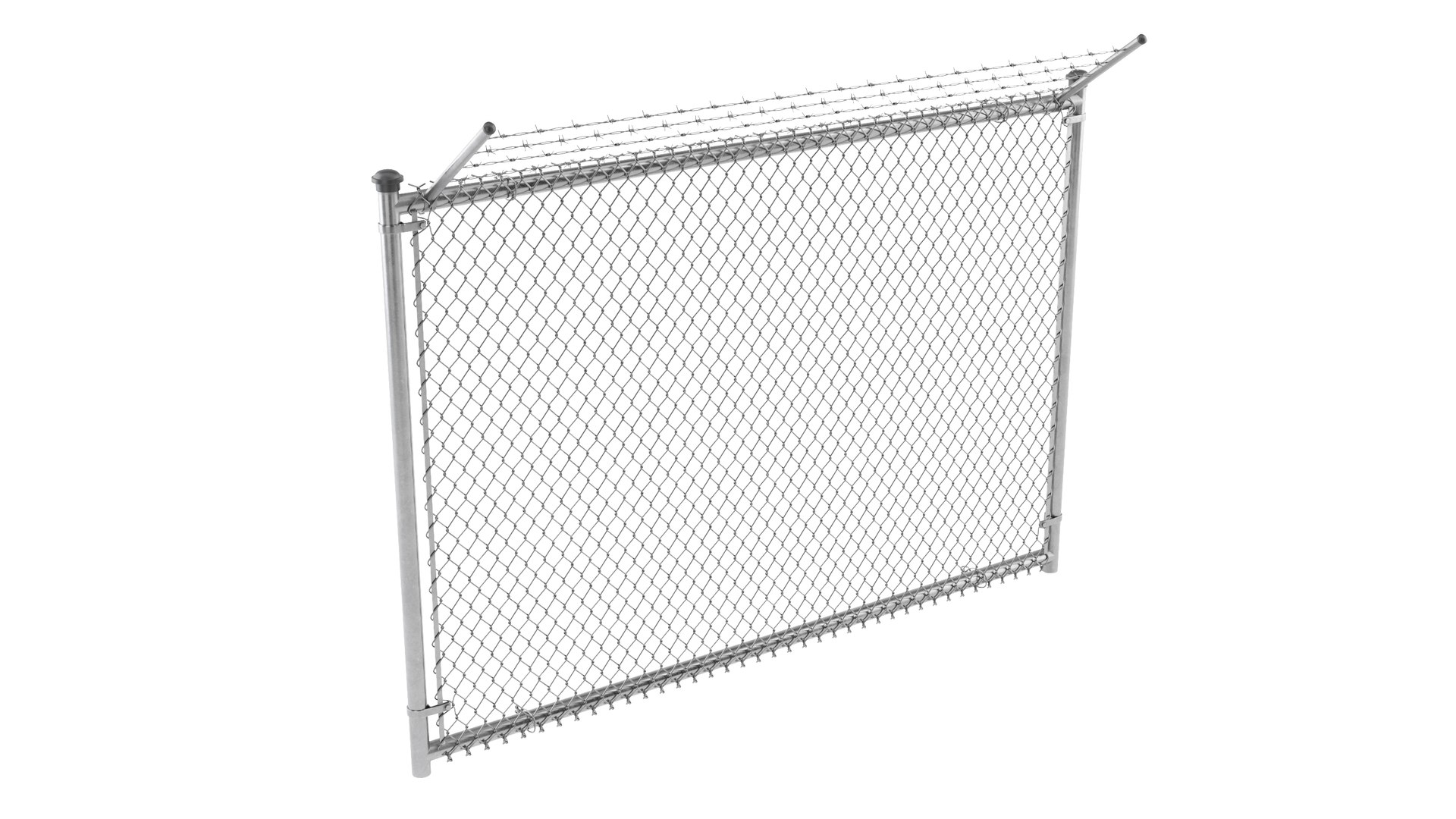 Barbed Wire Fence 3D Model - TurboSquid 2317580