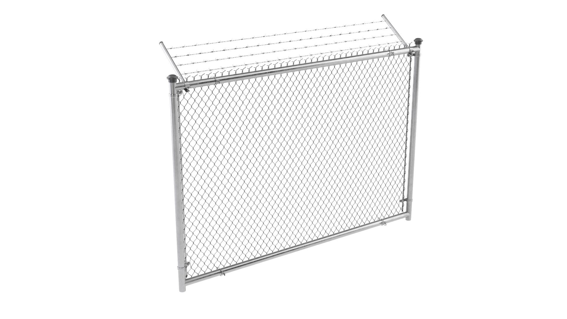 Barbed Wire Fence 3D Model - TurboSquid 2317580