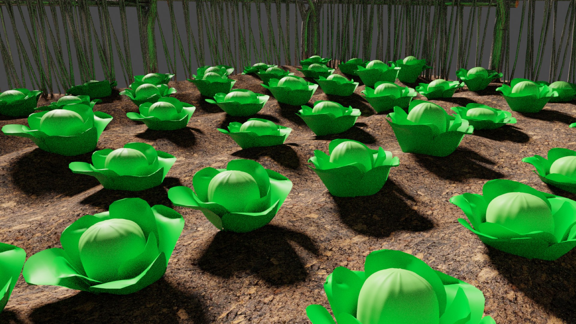 Free 3D Cabbage Garden - TurboSquid 2233705