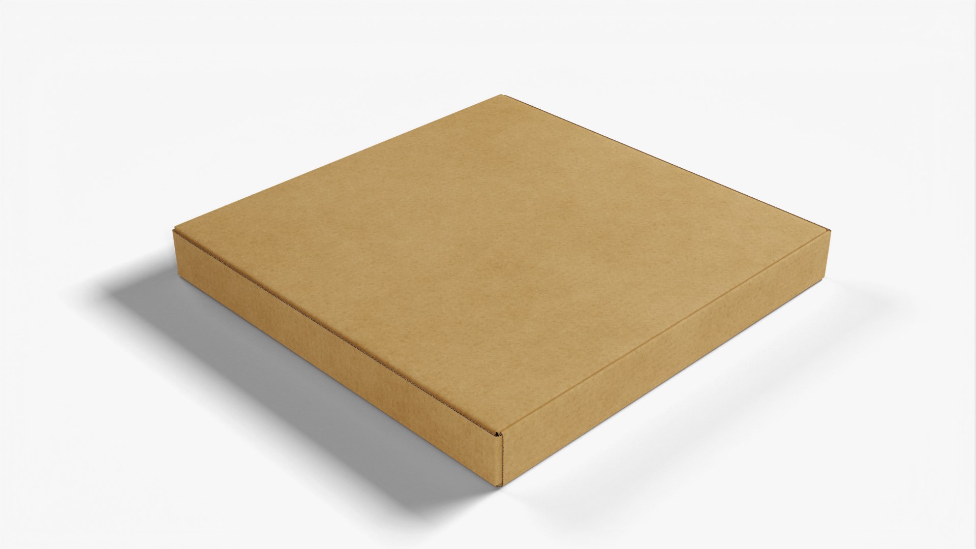 3D 4-inch Kraft Paper Pizza Box - TurboSquid 1954262