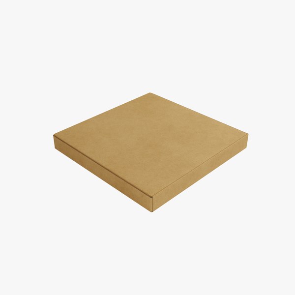 3D 4-inch Kraft Paper Pizza Box - TurboSquid 1954262