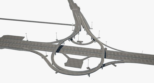 Highway Interchange 3D Models for Download | TurboSquid