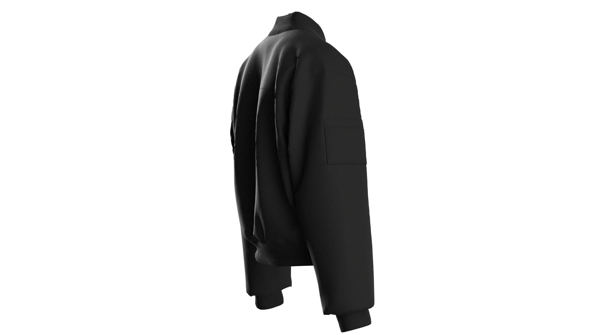 3D Male Bomber Jacket Model - TurboSquid 2210736