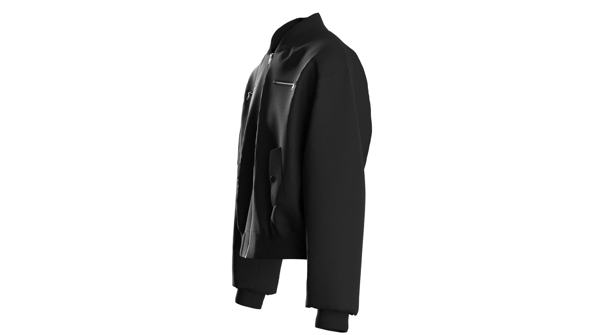 3D Male Bomber Jacket Model - TurboSquid 2210736