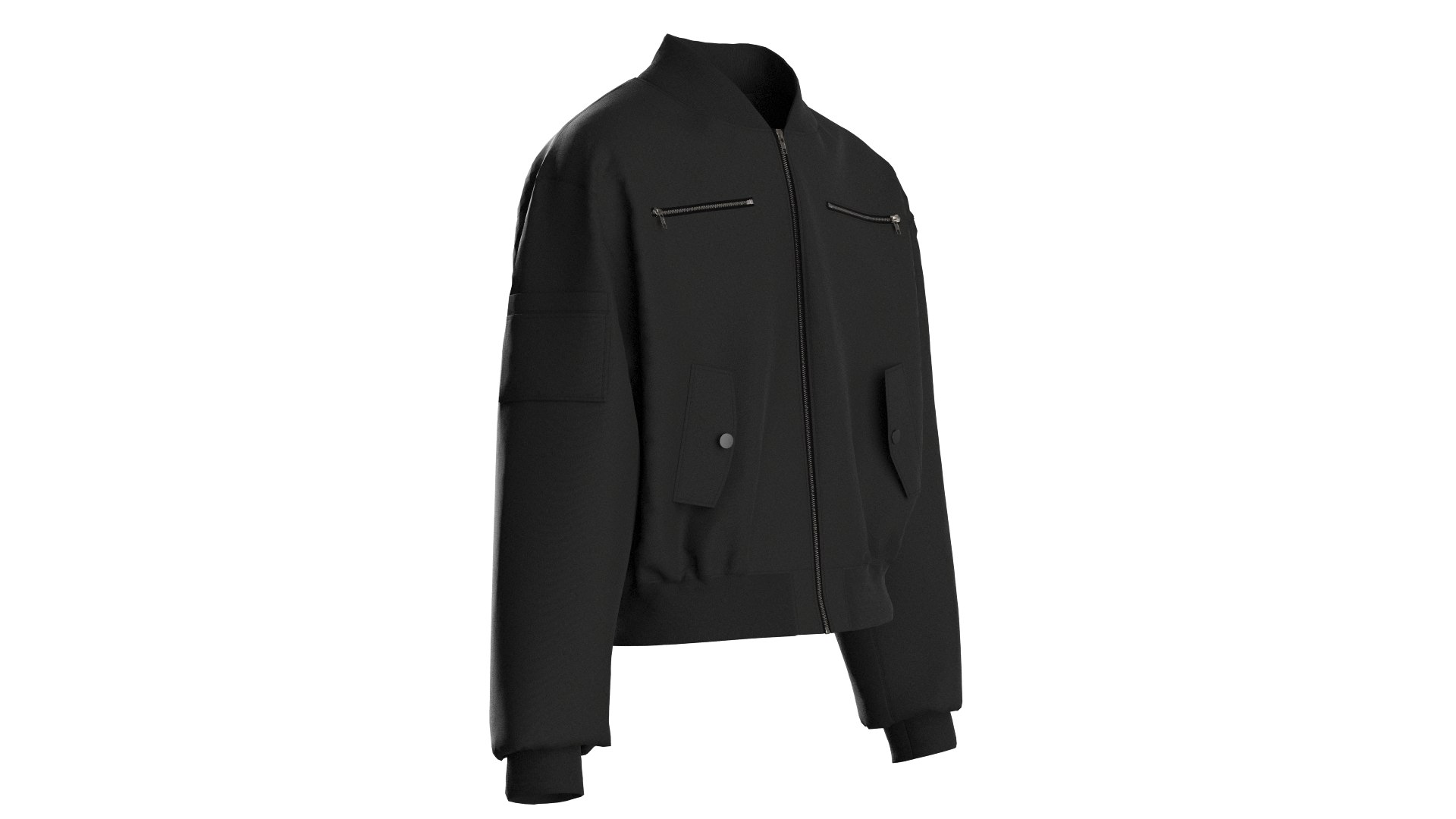 3D Male Bomber Jacket Model - TurboSquid 2210736