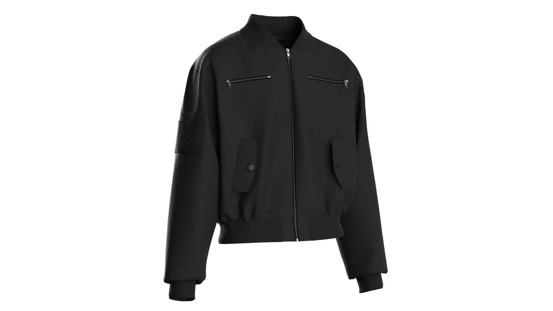 3D Male Bomber Jacket Model - TurboSquid 2210736