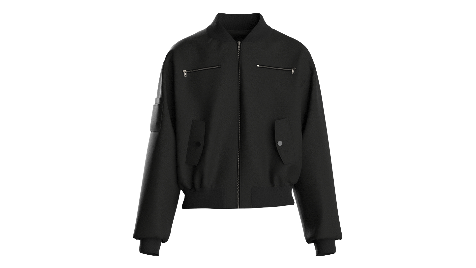 3D Male Bomber Jacket Model - TurboSquid 2210736